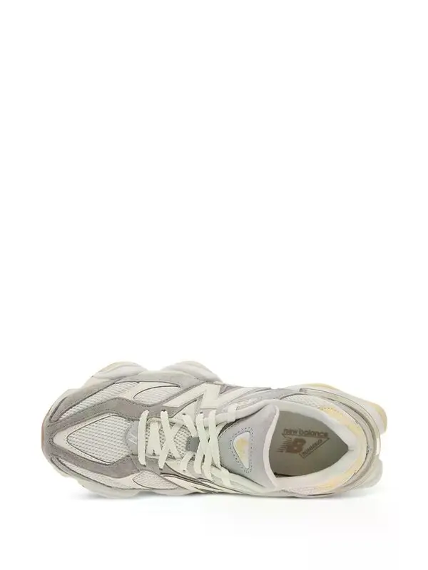 NEW BALANCE 9060 Mesh And Suede Sneakers - Grey