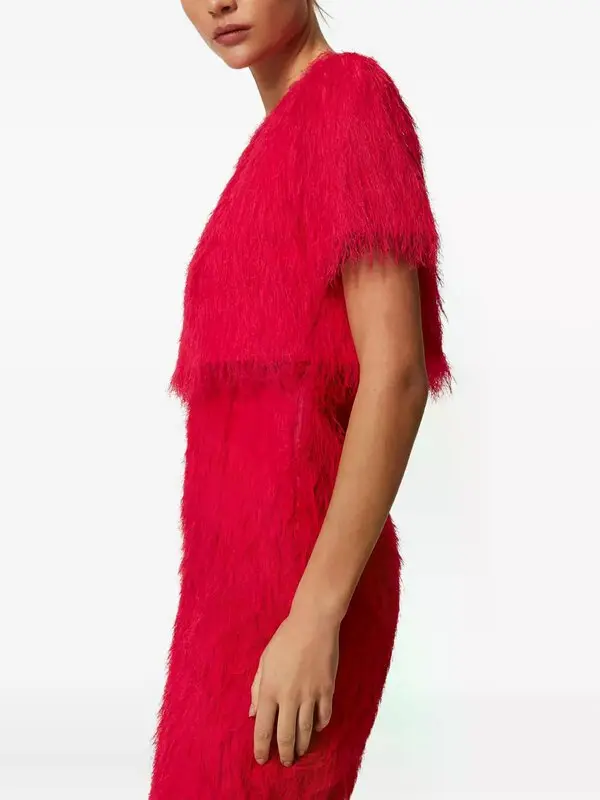 TWINSET Feather-effect Cropped Jacket