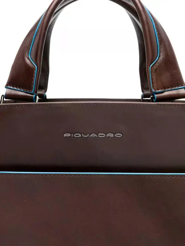PIQUADRO Leather Laptop Bag