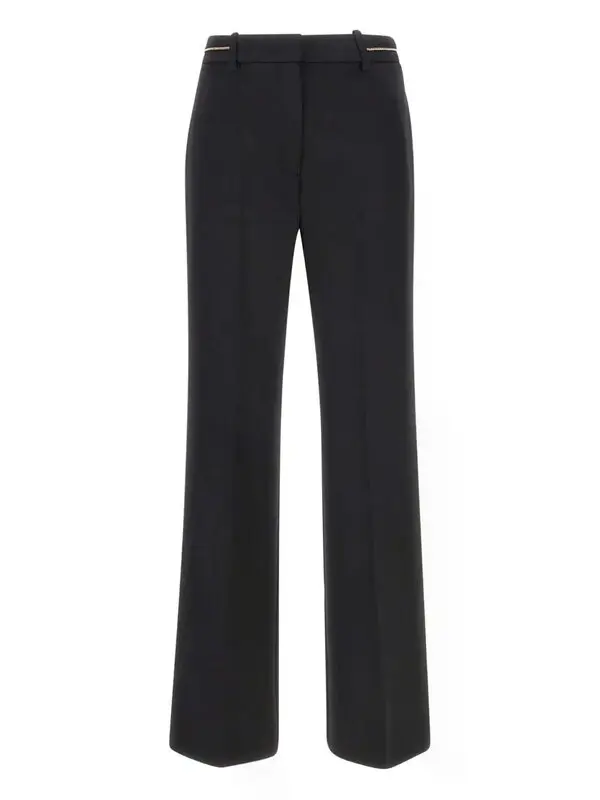 KAOS Chain-trimmed Tailored Trousers - Black