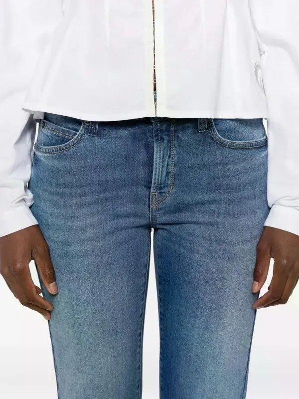 CAMBIO Paris Faded-wash Jeans