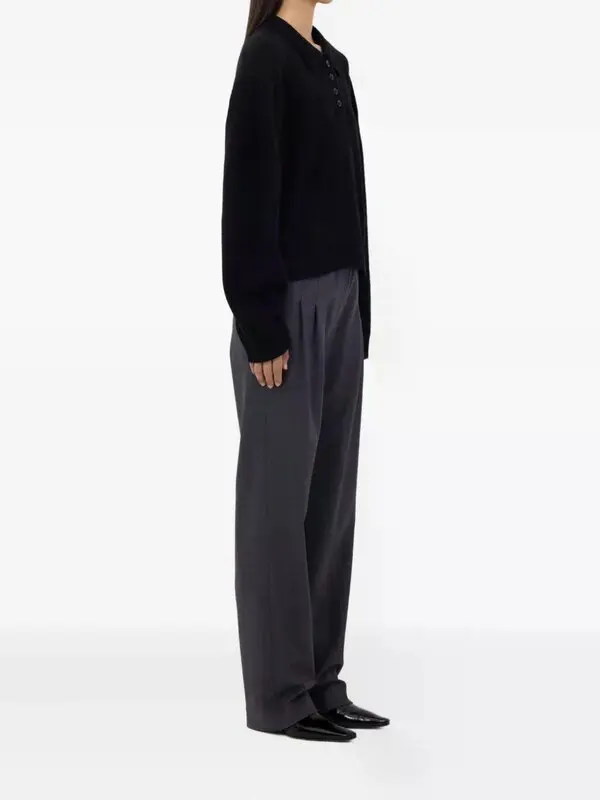 Loulou De Saison Ribbed Polo Neck Sweater