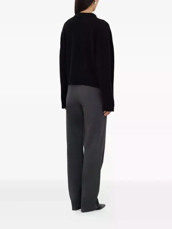 Loulou De Saison Ribbed Polo Neck Sweater