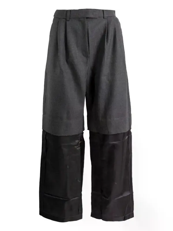 Vaquera Panelled Pleated Trousers