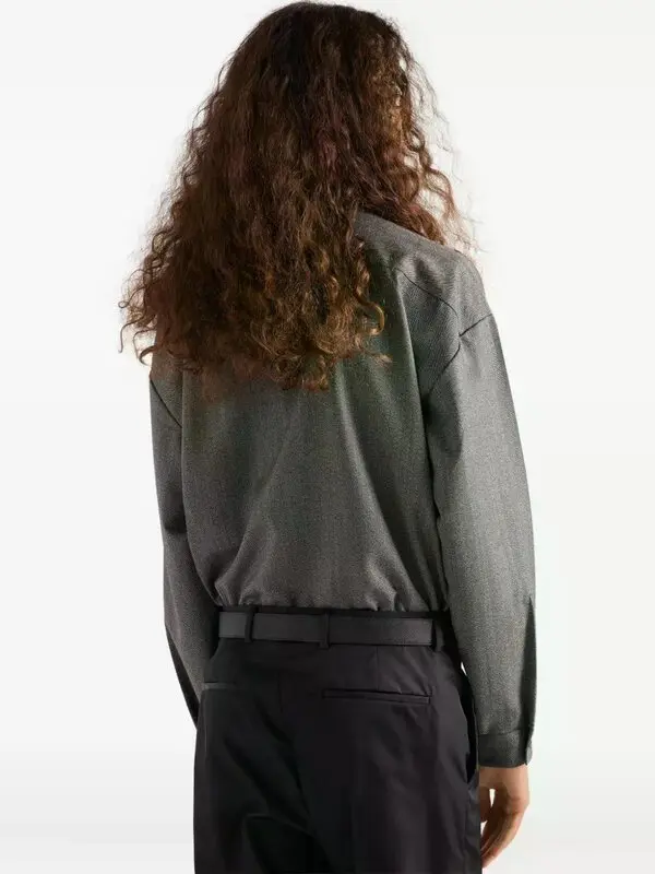 Prada Zip-up Shirt