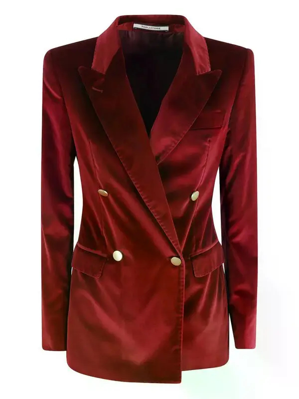 Tagliatore Velvet Double-breasted Jacket