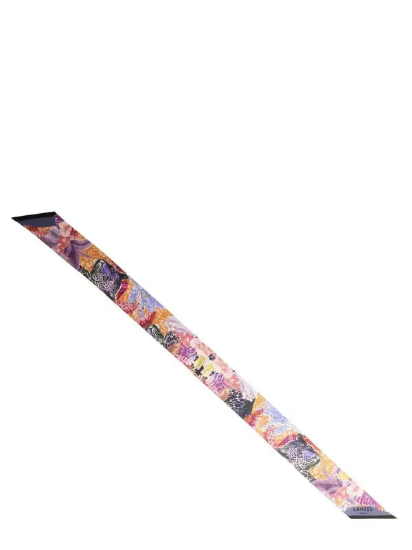 LANCEL Jungle Motif Headband - Purple