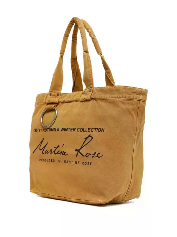 Martine Rose Ring-top Tote Bag - Brown