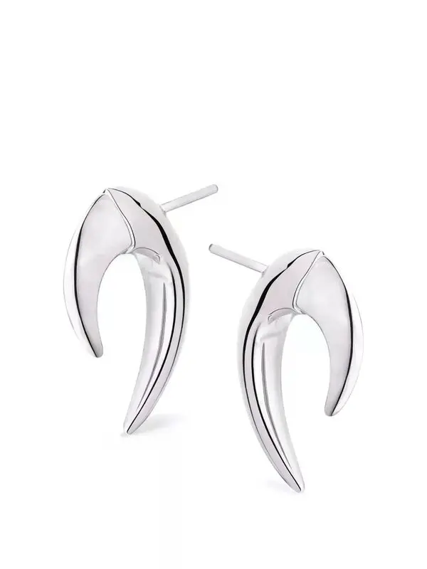 SHAUN LEANE Mini Talon Earrings In Sterling - Silver
