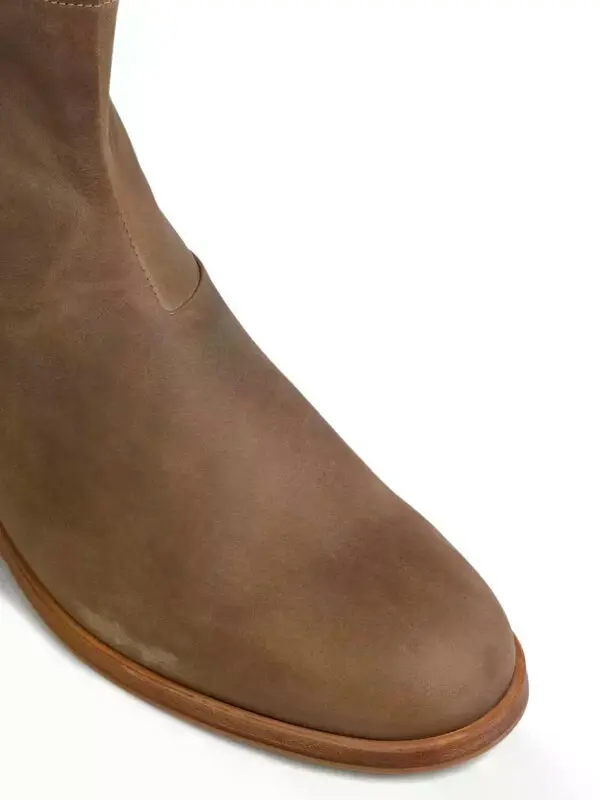 COMMON PROJECTS Waxed Suede Side-zip Boots