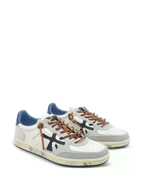 Premiata Bskt Clay 7617 Leather Sneakers