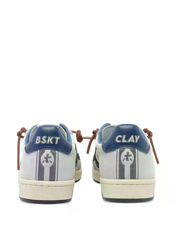 Premiata Bskt Clay 7617 Leather Sneakers