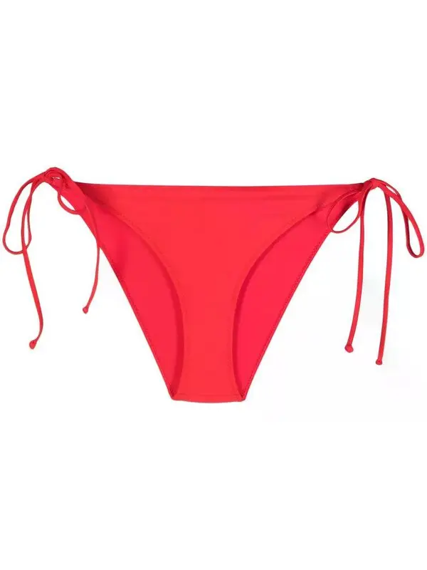 GANNI Recycled Polyamide Blend Bikini Bottoms With Side Ties