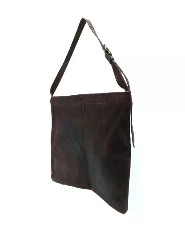 SOMMET Buckle-strap Leather Tote Bag