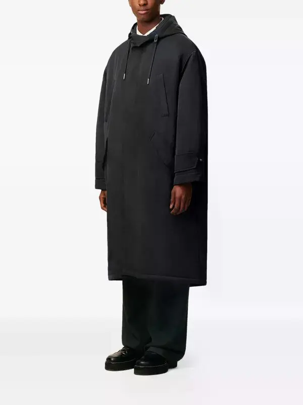AMI Paris Padded Parka Jacket With Drawstring Hood