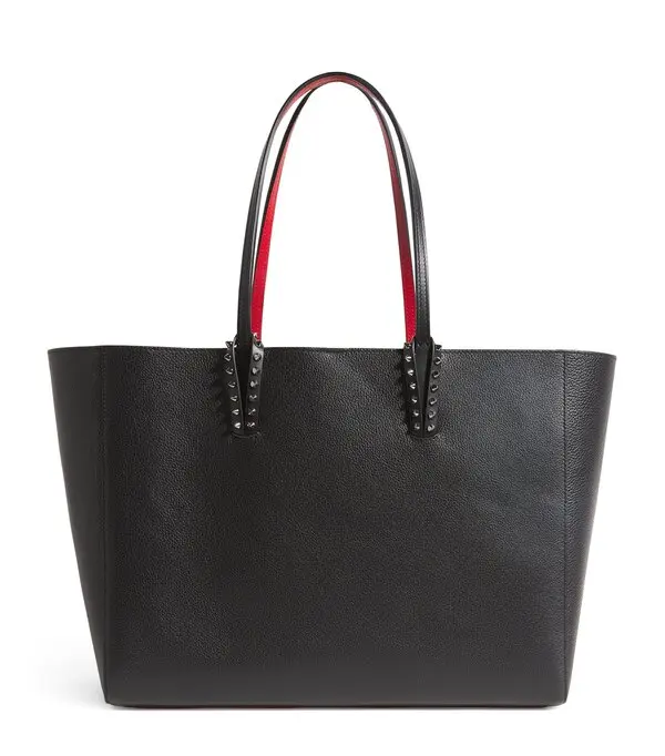 CHRISTIAN LOUBOUTIN Cabata Large Calfskin Tote Bag - Red