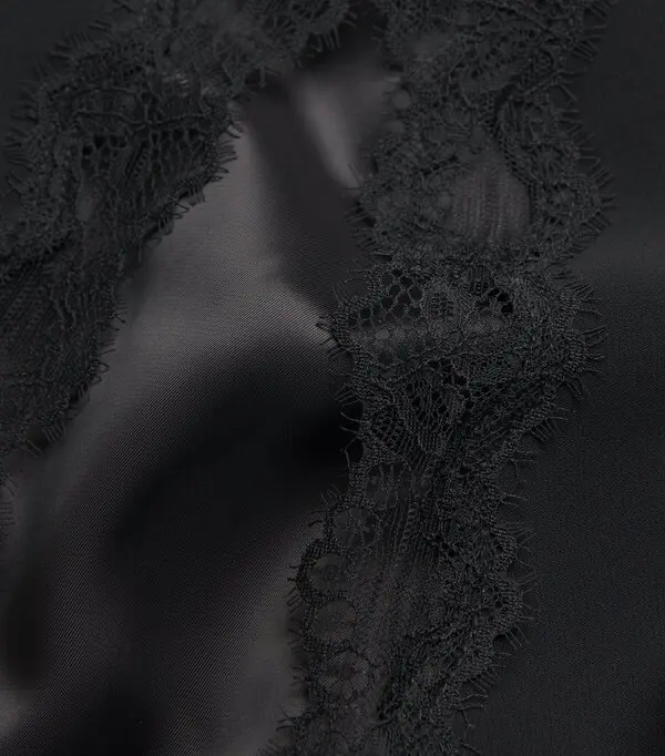 Claudie Pierlot Lace-trimmed Mini Dress
