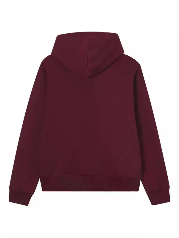 CHOCOOLATE Embroidered Logo Hoodie - Red