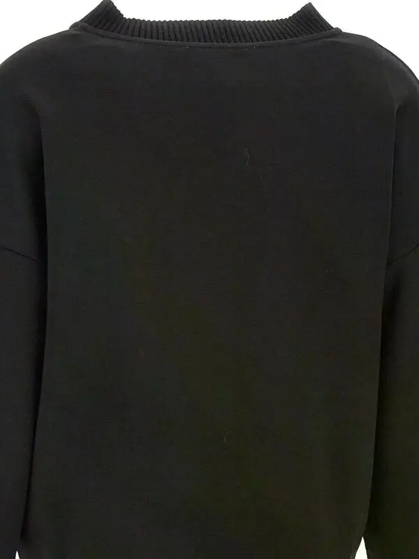 Iceberg V-neck Logo Detail Sweatshirt