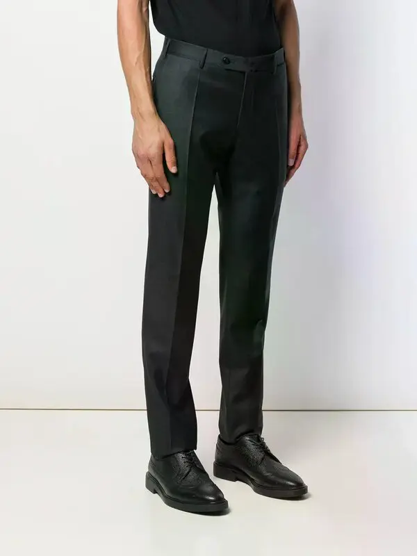 Incotex Tailored Straight-leg Trousers - Grey