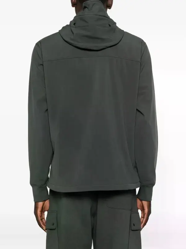 C.P. COMPANY Hooded Zip-front Jacket - Grey