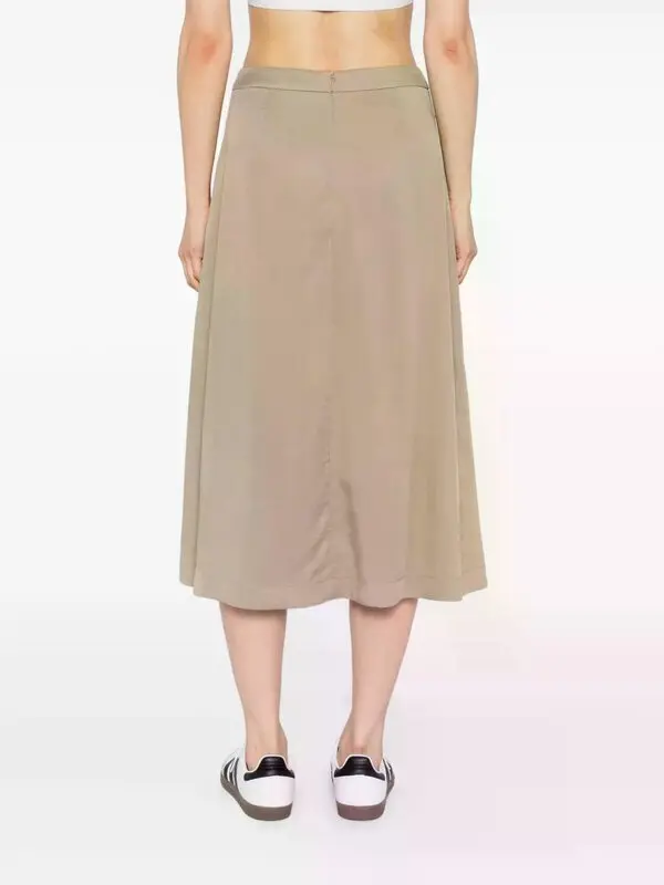 AGNES B. A-line Midi Skirt