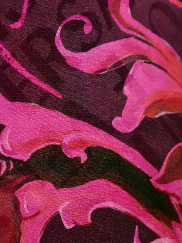 Versace Baroque Print Long-sleeve Shirt