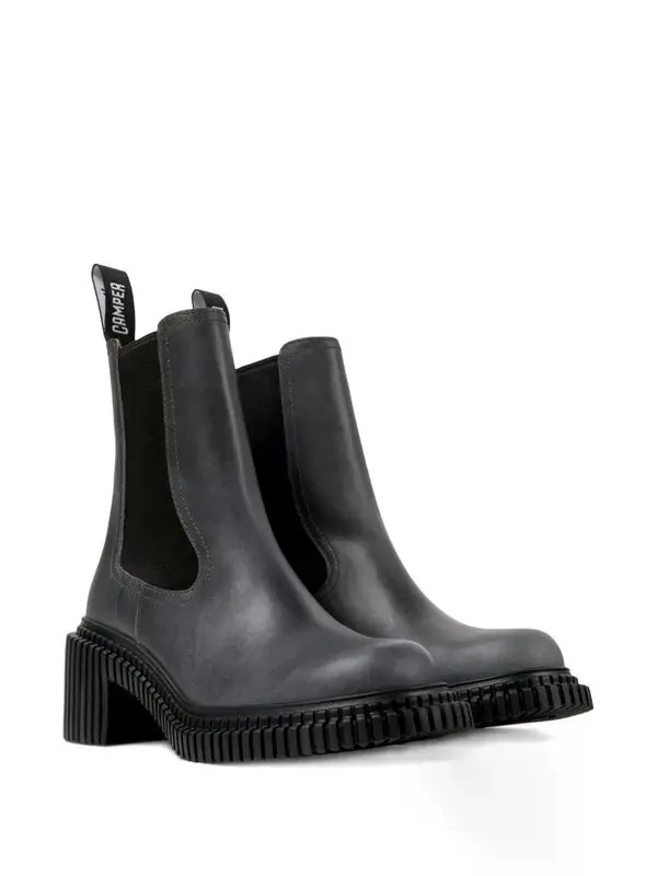 Camper Pix London Leather Chelsea Boots - Grey