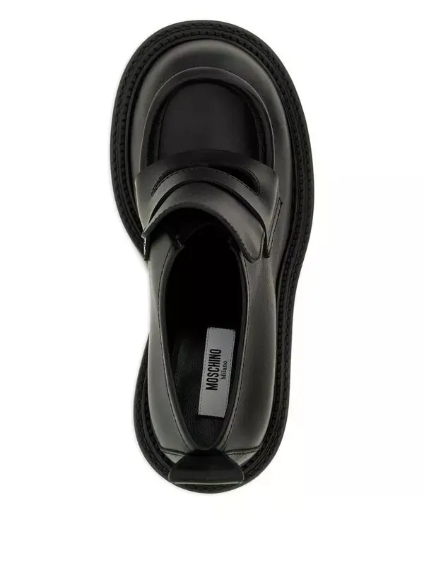 Moschino 90mm Olivia Leather Loafers