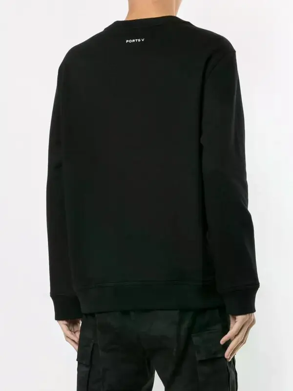 PORTS V Love Print Crewneck Sweatshirt