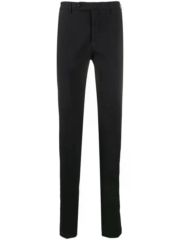 Incotex Cotton Blend Straight Leg Trousers - Blue