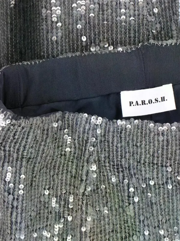 P.a.r.o.s.h Sequined Straight-leg Trousers