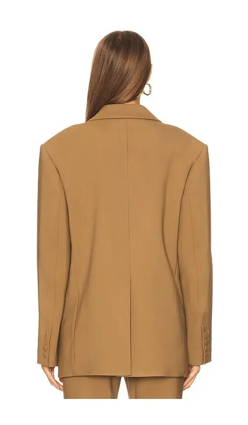 Nanushka Diante Blazer - Brown