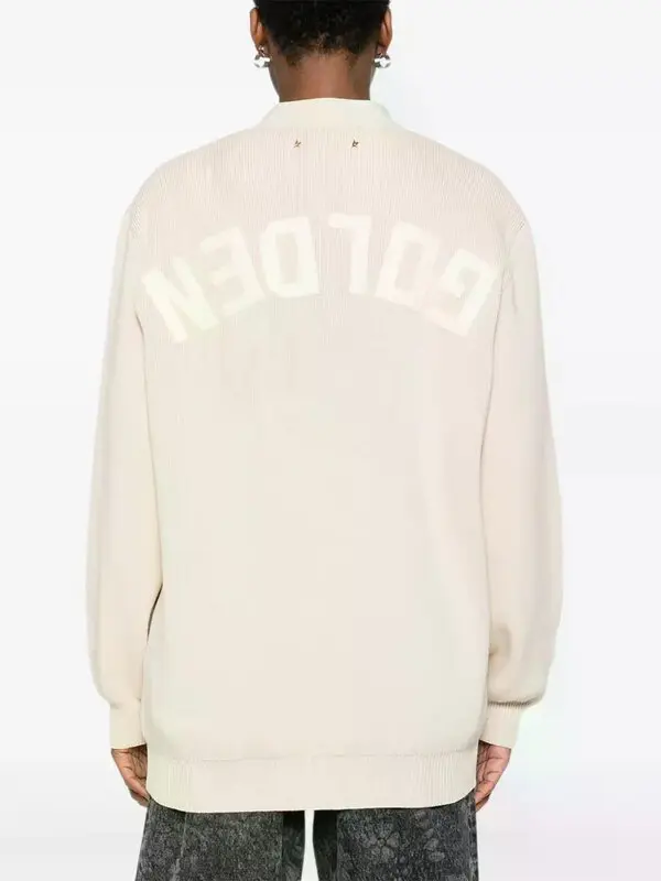 GOLDEN GOOSE Ribbed V-neck Cardigan
