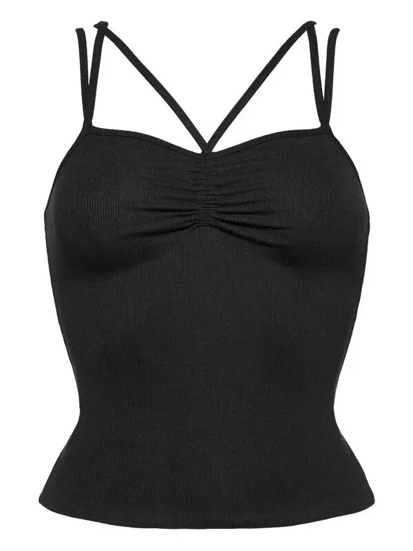 ERES Nadia Ribbed Knit V-neck Tank Top