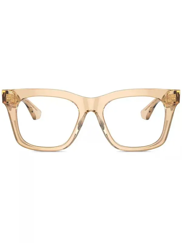 Burberry Square Frame Glasses - Brown