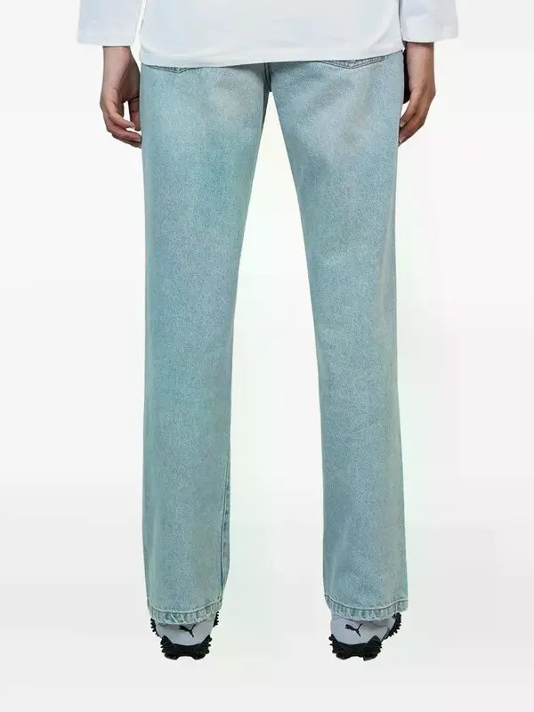 Gimaguas Washed Jeans With Stud Embellishment