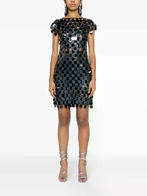 Rabanne Sequinned Chainmail Minidress