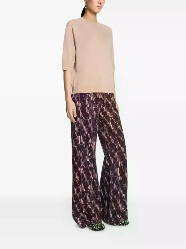 Dries Van Noten Merino Wool Raglan Sleeve Sweater
