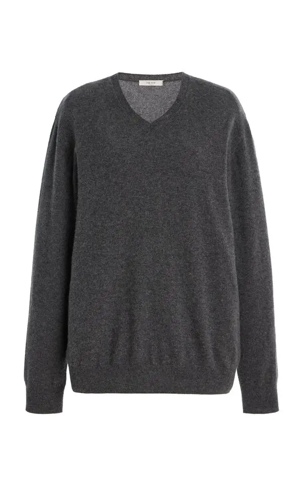 THE ROW Ligeia Cashmere Sweater - Grey