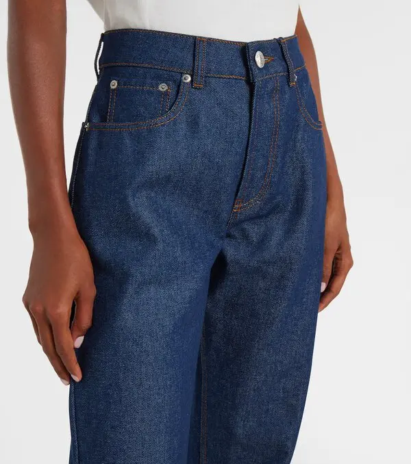 AMI Paris Mid-rise Straight Leg Jeans