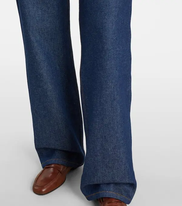AMI Paris Mid-rise Straight Leg Jeans