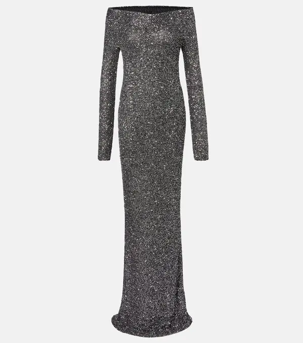 Stella McCartney Knitted Sequined Gown