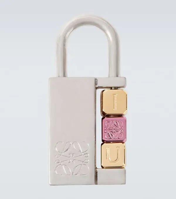 Loewe Padlock Anagram Bag Charm