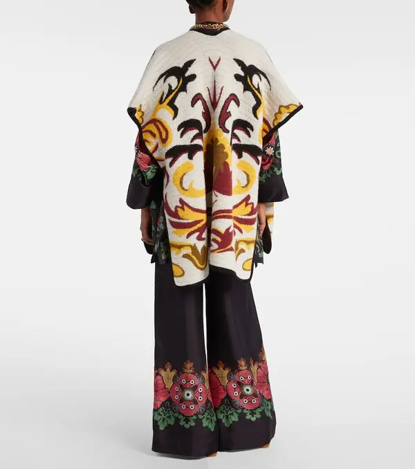 La DoubleJ In My Power" Patterned Cape