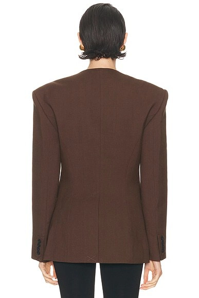EAVES Naama Blazer - Brown
