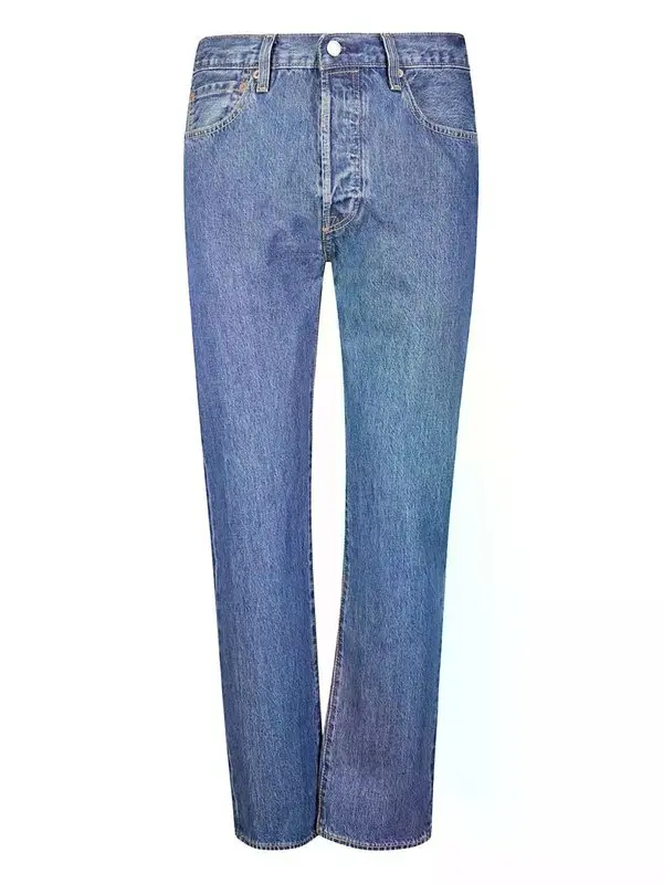 LEVI'S 501 Buttoned Straight-leg Jeans - Blue