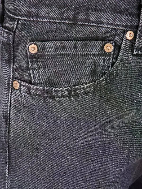LEVI'S 501 Buttoned Straight-leg Jeans - Black
