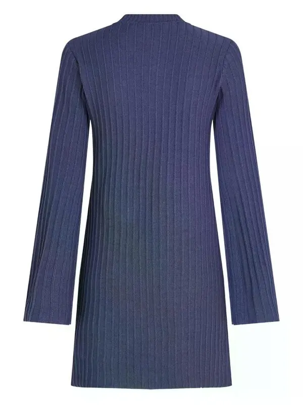 Karl Lagerfeld Ribbed High-neck Dress