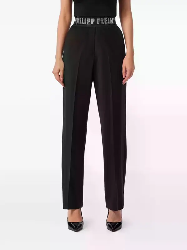 Philipp Plein Embellished Waistband Trousers